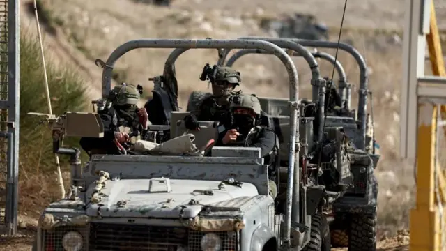 Israeli military vehicles enter Syrian territory after Damascus ...