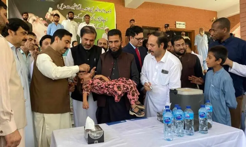 KP launches polio drive for 5.7 million kids - Daily Times