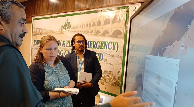 UNOPS country manager visits Sindh flood monitoring cell - Daily Times