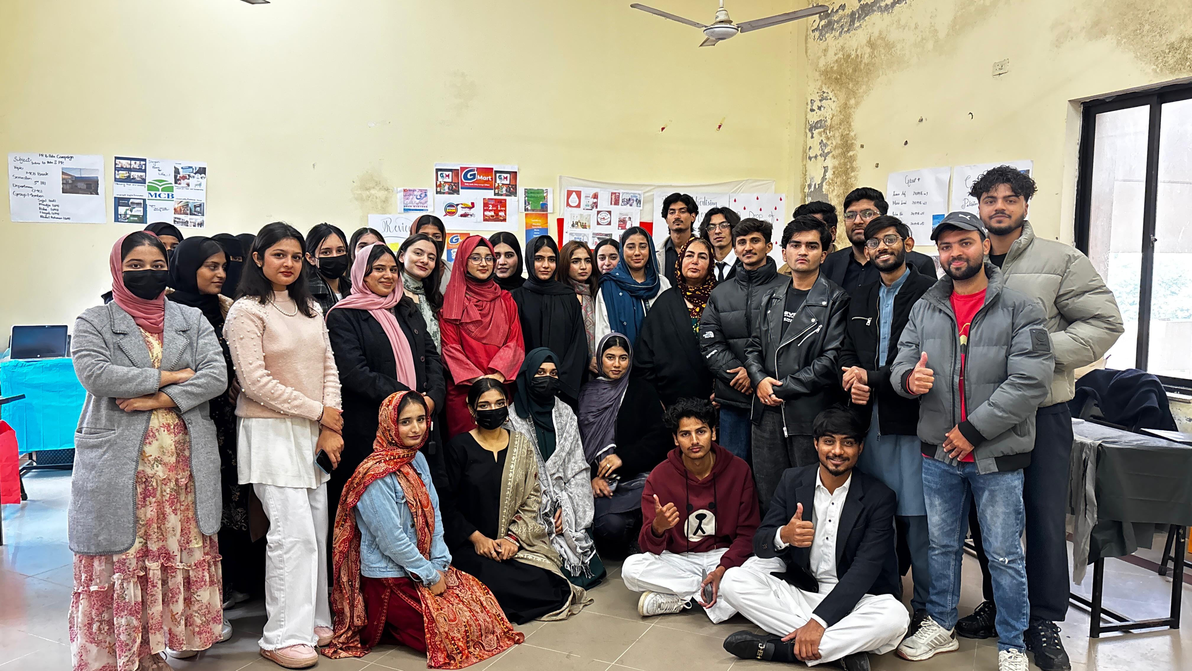 UoG Mass Com students showcase creativity - Daily Times