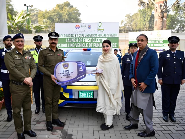 Electric vehicles join Punjab police force - Daily Times