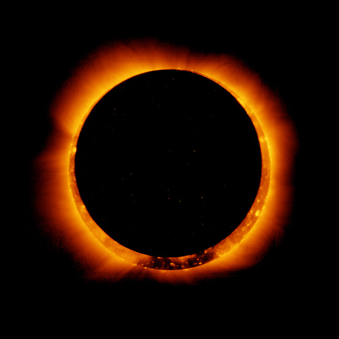 Annular solar eclipse creates stunning ring of fire across skies today ...