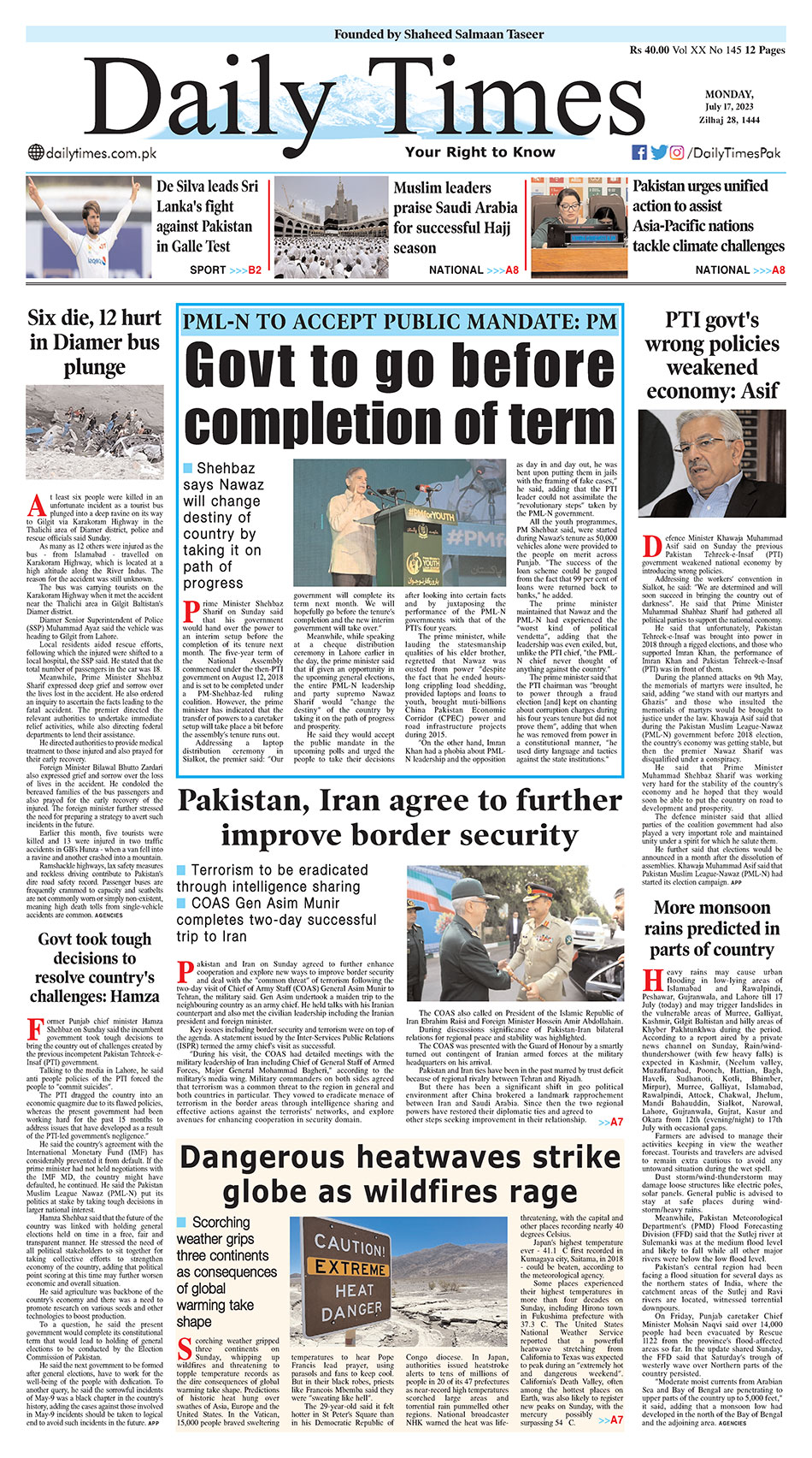 E-Papers Archive - Page 2 of 209 - Daily Times